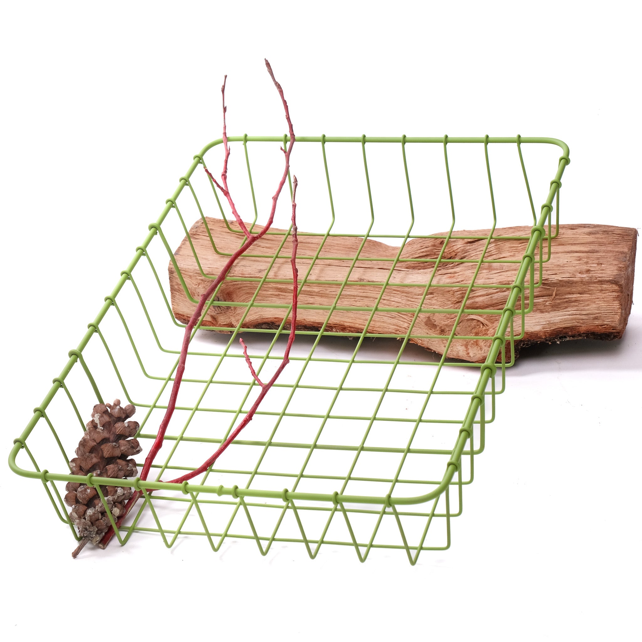 Analog Cerakote Wald Basket: 139 LARGE Half Racer (Lime Green)